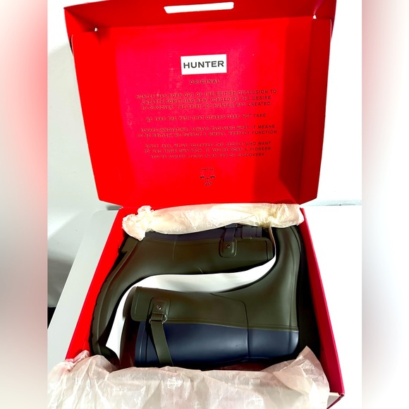 Hunter | Shoes | Hunter Split Color Boots | Poshmark
